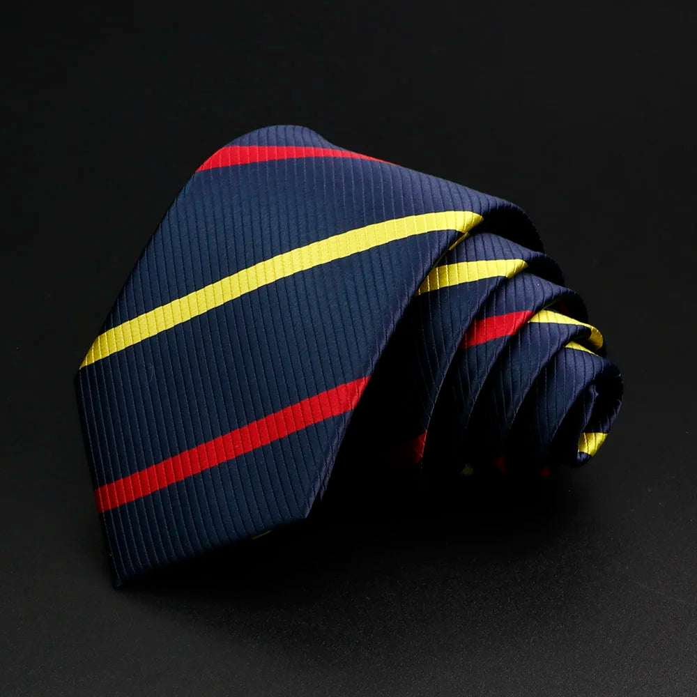 Talisman Dark Blue Red Gold Stripes