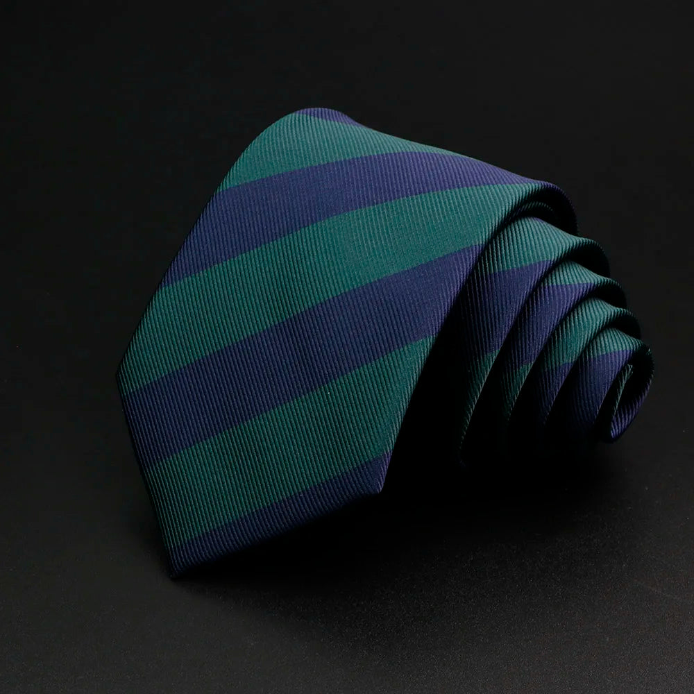 Talisman Blue Green Stripe – Talisman Tie